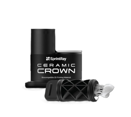 SprintRay Ceramic Crown A3 Single Unit Capsule, 3 ks